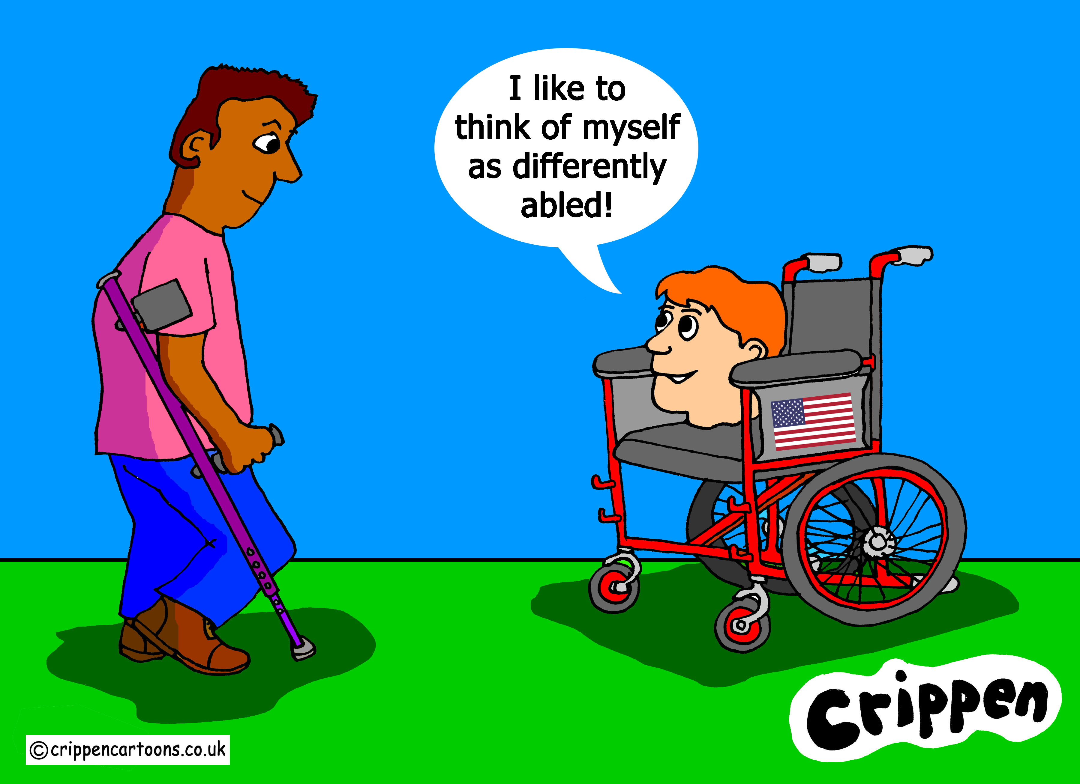 Over The Pond | Crippen Cartoons