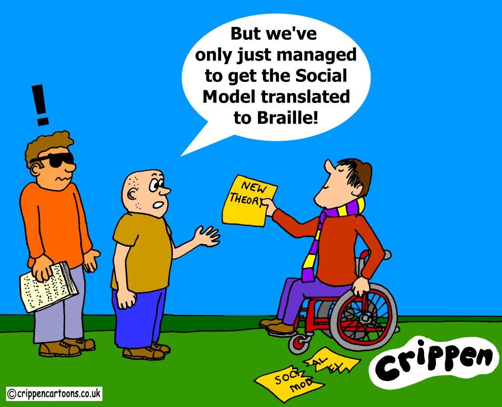 Crippen looks at the models of disability | Crippen Cartoons