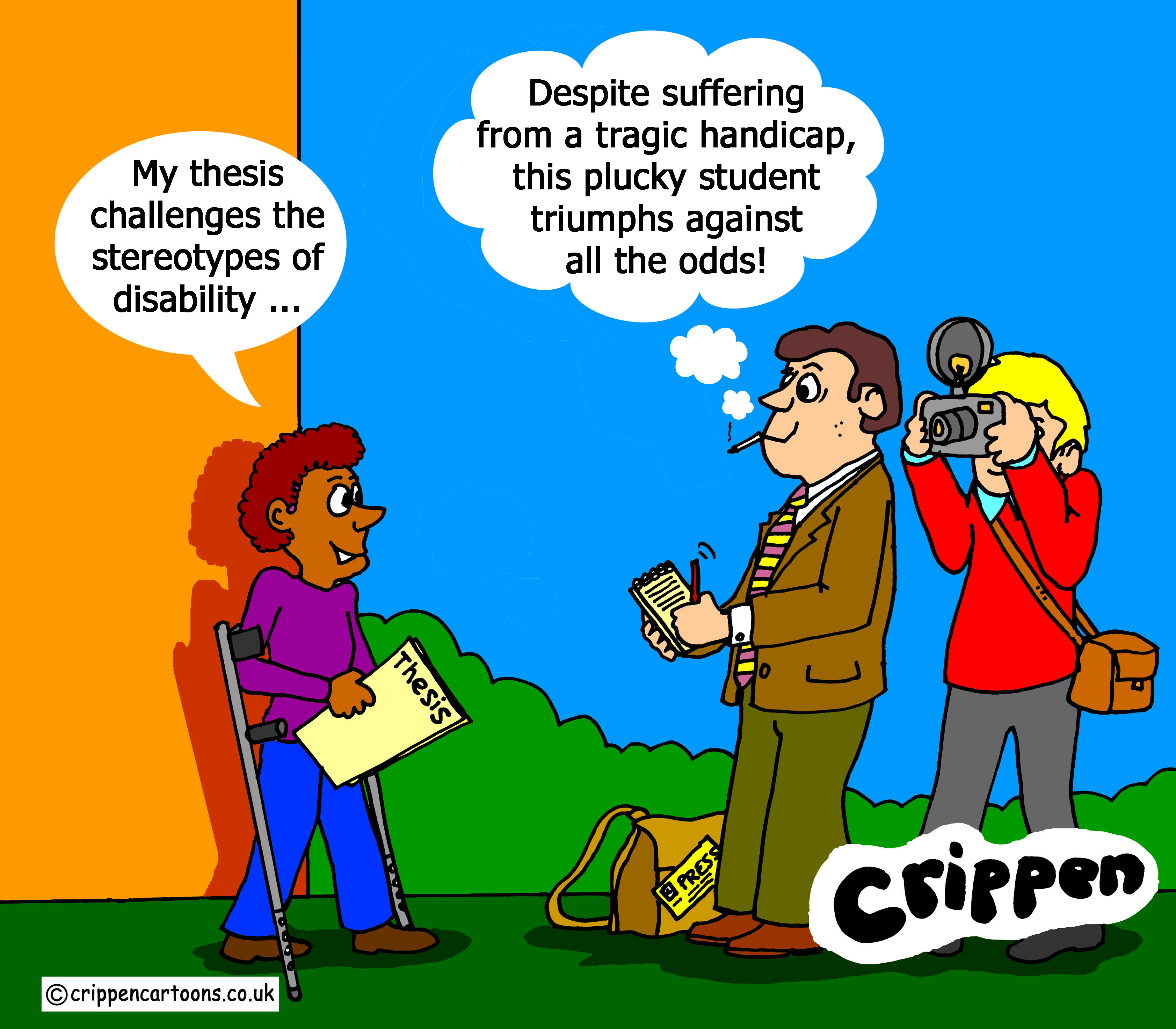 Crippen and challenging the stereotypes | Crippen Cartoons