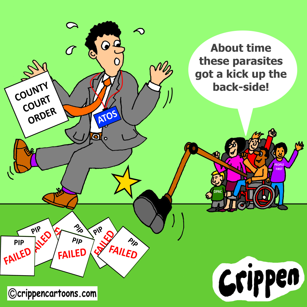 Crippen hears about the disabled fighter who sent in the bailiffs ...