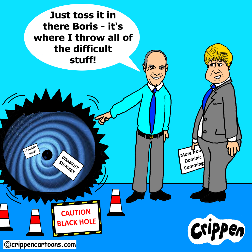 Crippen hears that Disability strategy delayed again! | Crippen Cartoons