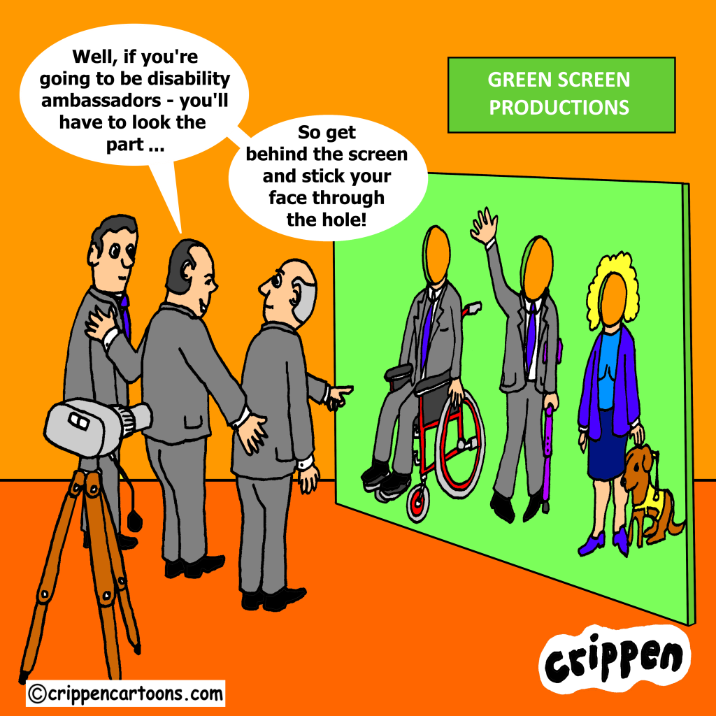Crippen discovered that non-disabled people appointed as disability ...