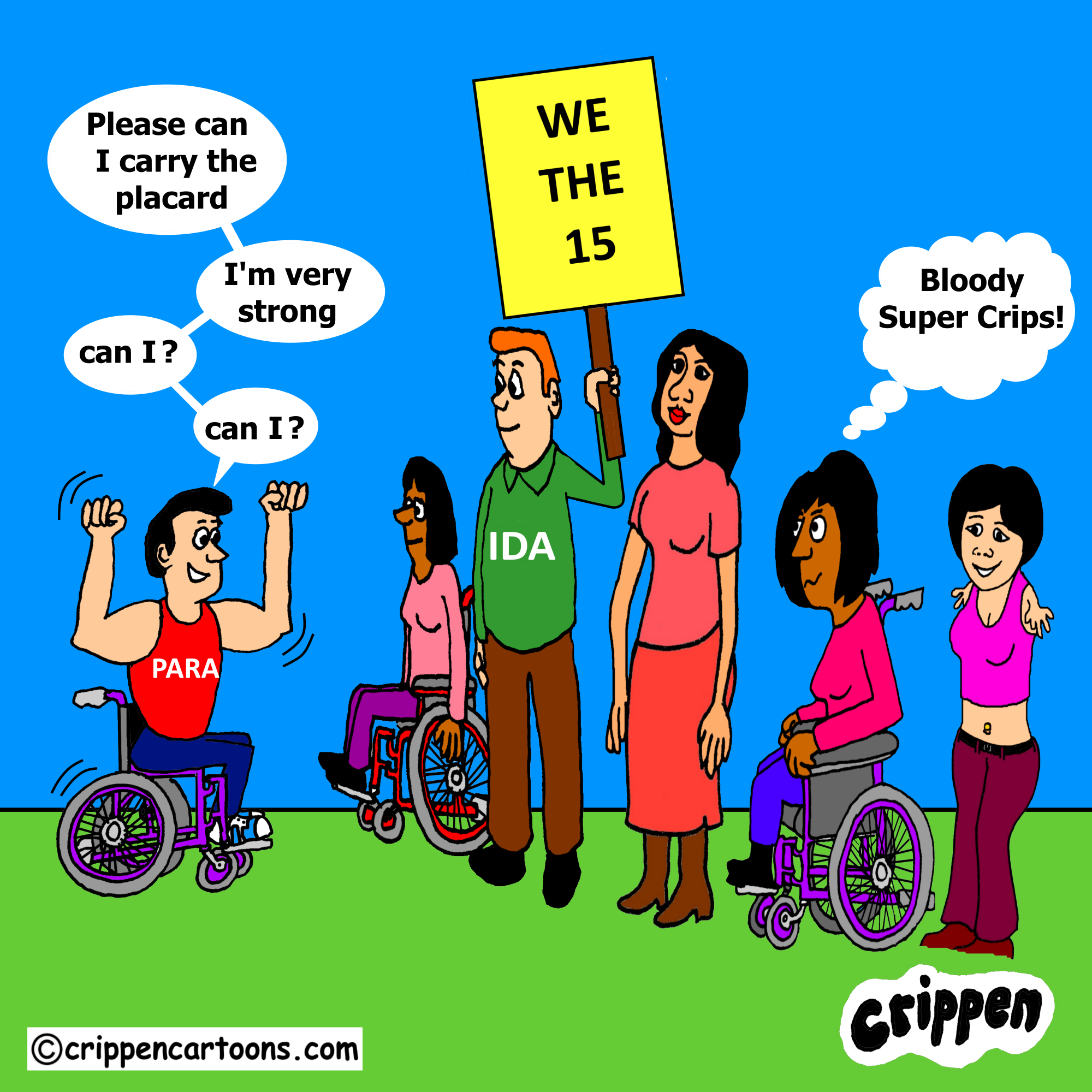 Crippen hears that International organisation of disabled people is ...
