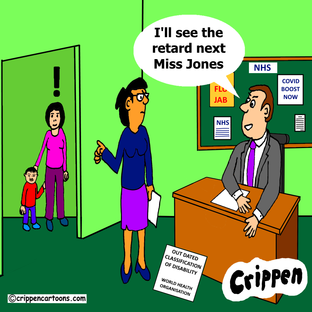 Crippen learns that NHS still using offensive language | Crippen Cartoons
