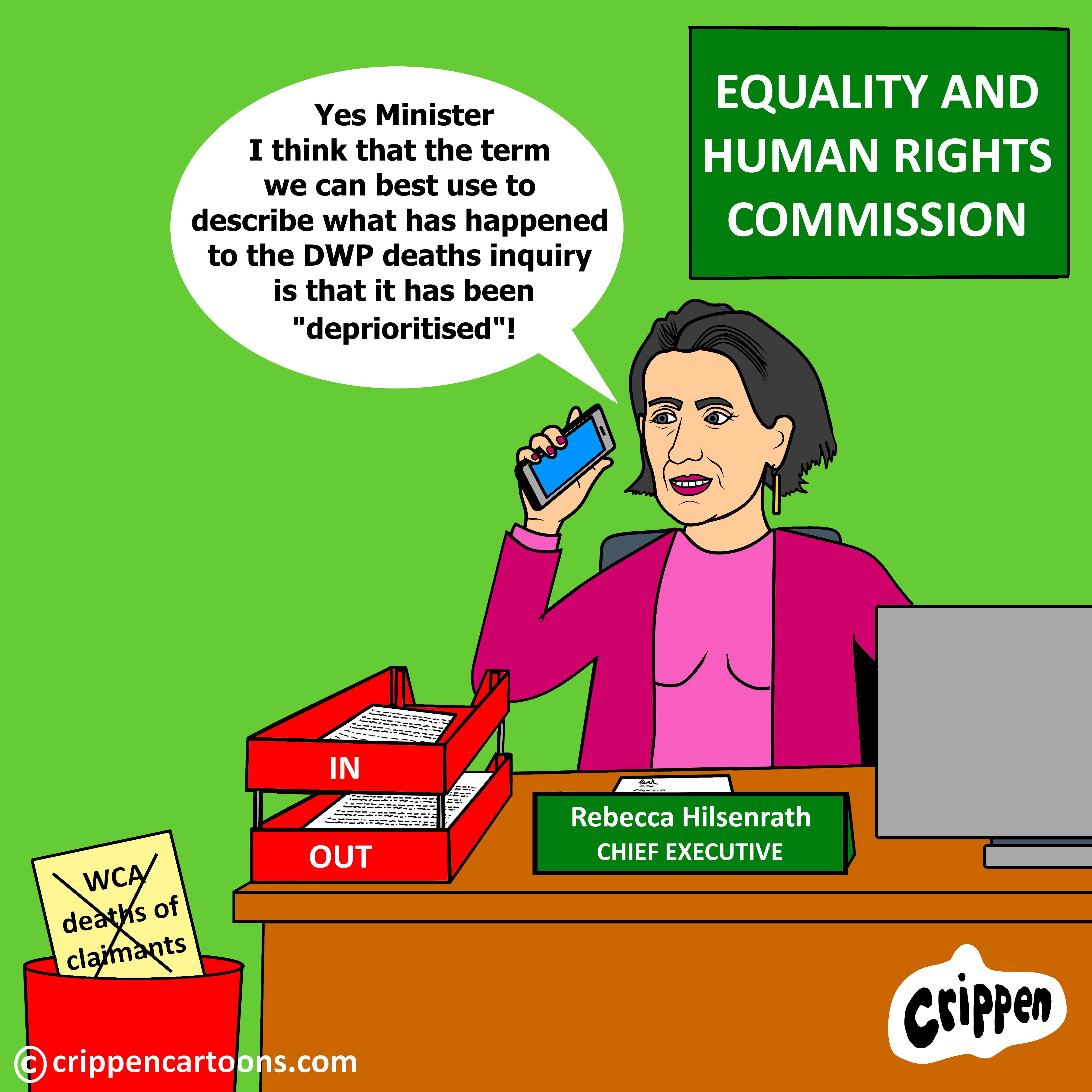 Crippen and the continuing story of how the EHRC loses even more ...