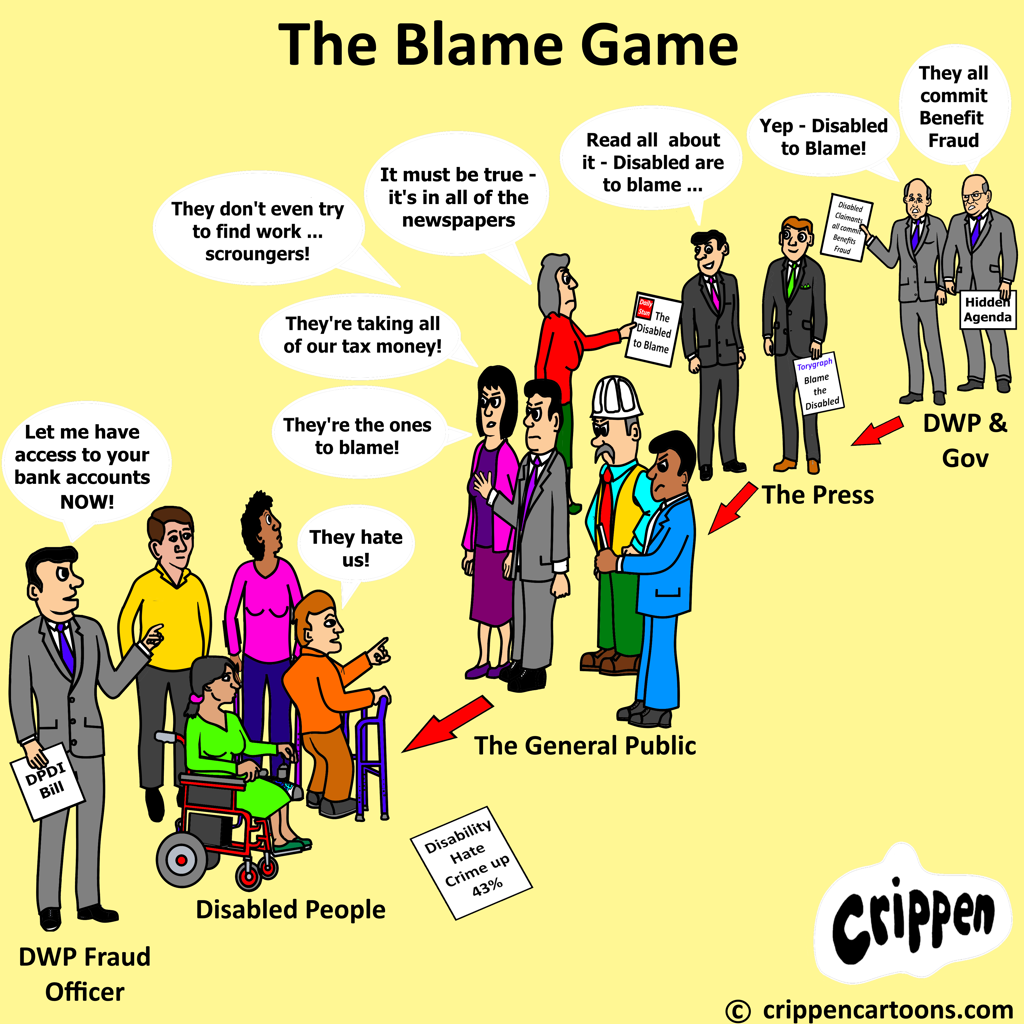 Crippen looks at the Blame Game | Crippen Cartoons